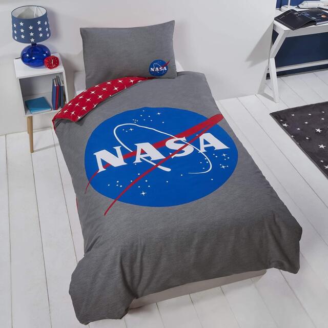 Nasa Logo Single Duvet Set American Space Official Bedding Logo Design ...