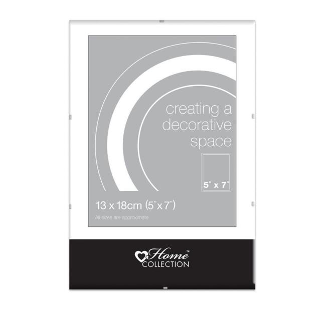 Set Of 1-2-3-4-5 Glass Clip Frame Picture Photo Frame Poster Frameless ...