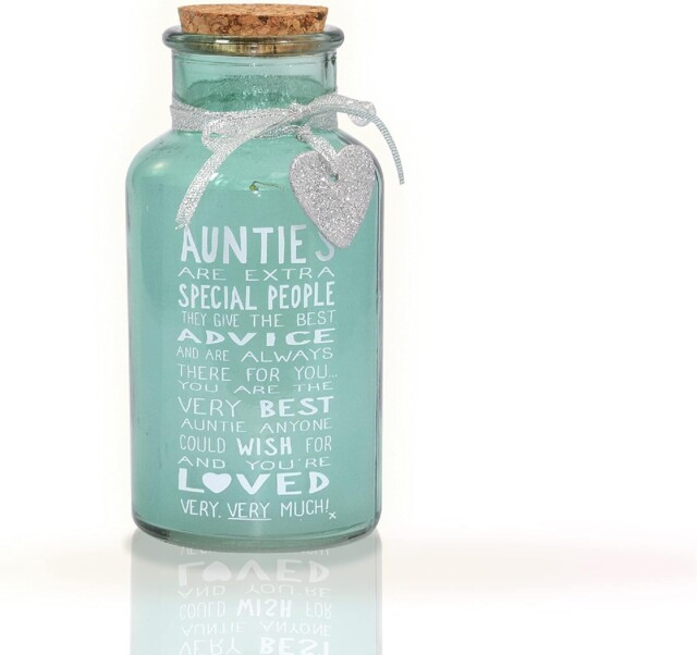 Messages Of Love Special Auntie Light Up Jar Gift Range Birthday by ...