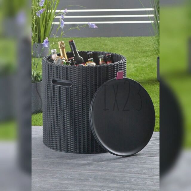 Keter Knit Cool Stool Outdoor 39l Cooler Garden Furniture by eBay ...
