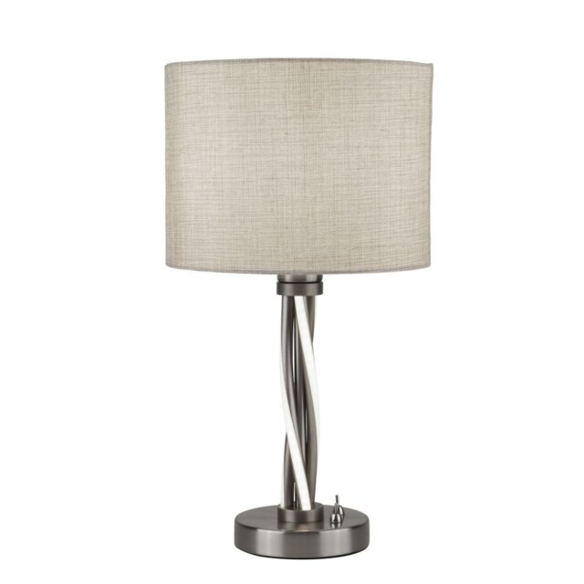 Table Light Silver Vegas Satin Searchlight 7564ss by eBay | ufurnish.com