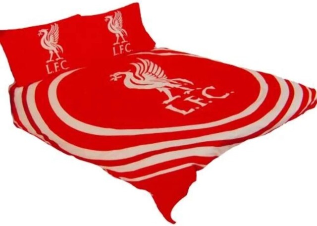 Liverpool F.c. 'pulse' Reversible Double Duvet Quilt Cover Set by eBay ...