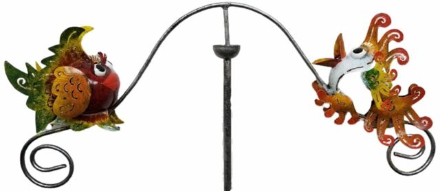 Garden Home Metal Wind Spinner - Tropical Fish Mobile by eBay ...
