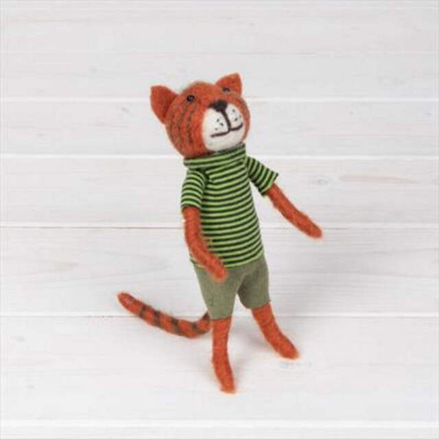 Handmade Tiger Wool & Felt Hand Made Gift Decoration by eBay | ufurnish.com
