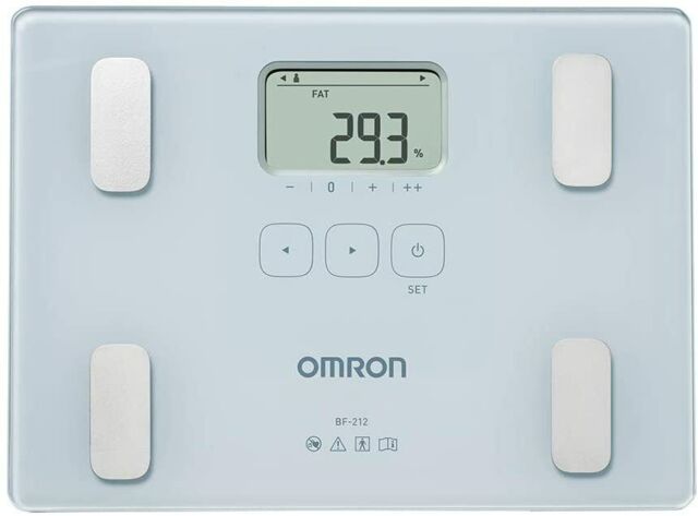Omron Slim Body Fat Mass Home Composition Monitor Bathroom Weight by ...
