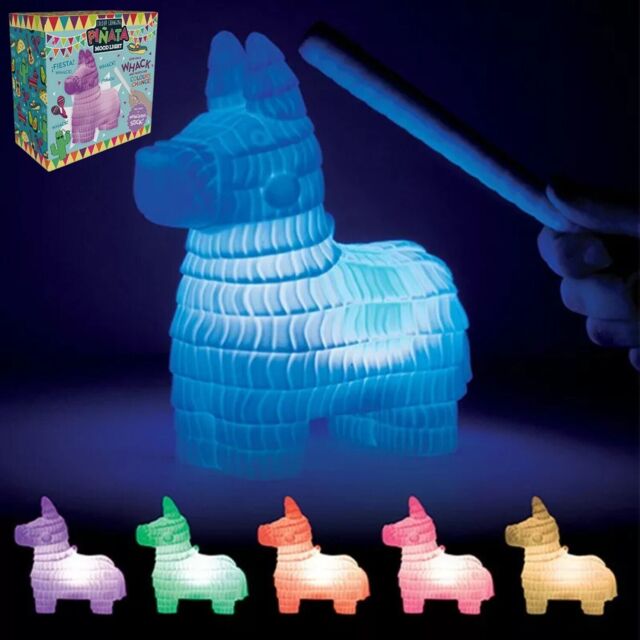 Colour Changing Pinata Donkey Mood Light Color Glow Lamp Bedroom Night ...