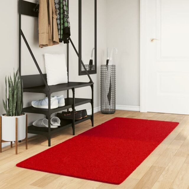 Vidaxl Rug Oviedo Short Pile Red 80x200 Cm by eBay | ufurnish.com