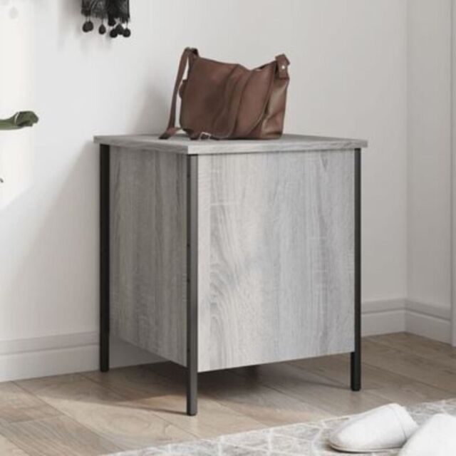 Modern Storage Bench Hallway Chair Storage Box Unit Engineered Wood by ...