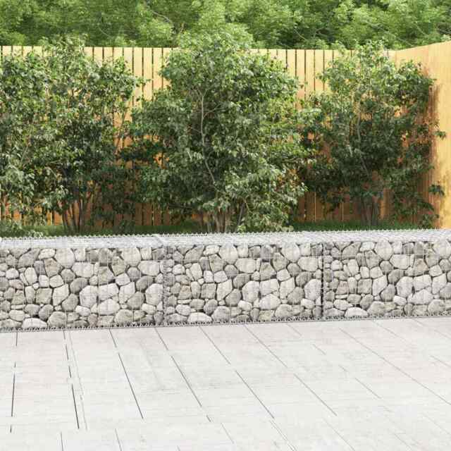 Gabion Wall With Covers Outdoor Garden Stone Basket Galvanised Steel by ...