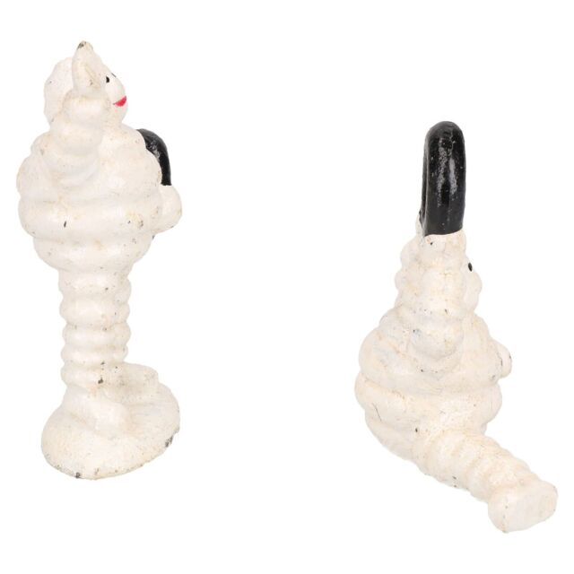 6pc Mini Michelin Men Man Mascot Bibendum Cast Iron Statue Figurines by ...