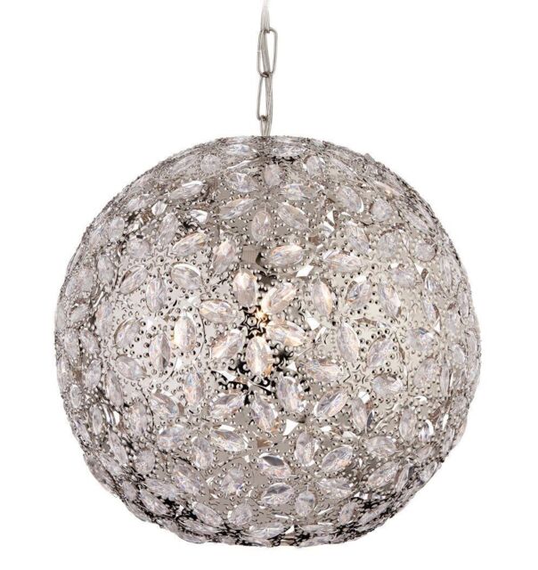"Firstlight ""goa"" Indian Style Ceiling Pendant Light 8647ch Chrome ...