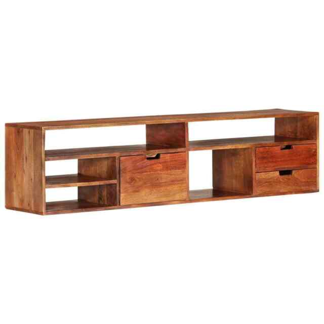 Solid Acacia Wood Tv Cabinet Monitor Riser Sideboard Lowboard Tv Stand ...