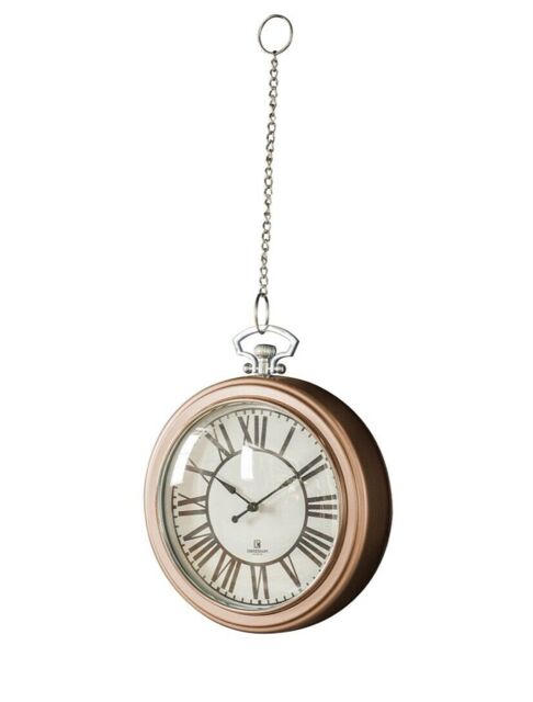 Oxford Hanging Watch Wall Clock Copper Faversham Vintage Industrial by ...