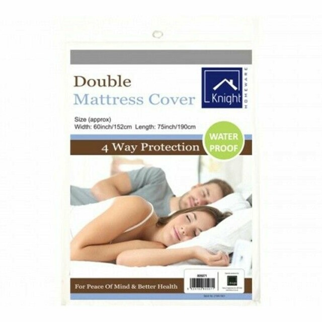 Knight Double Mattress Cover With 4way Waterproof Protection & Soft by eBay | ufurnish.com