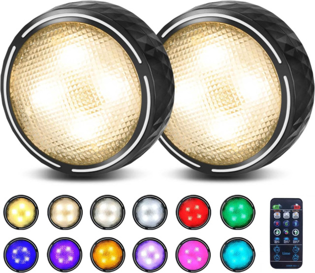 Onumii Under Cabinet Kitchen Lights Battery Powered Led Under Cupboard ...