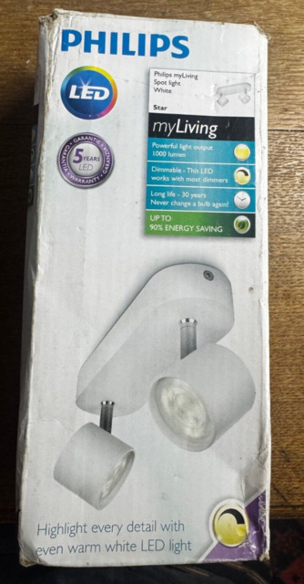 Philips Fitting-deco Myliving Star Spot Light Aluminium Dimmable Led 2 ...