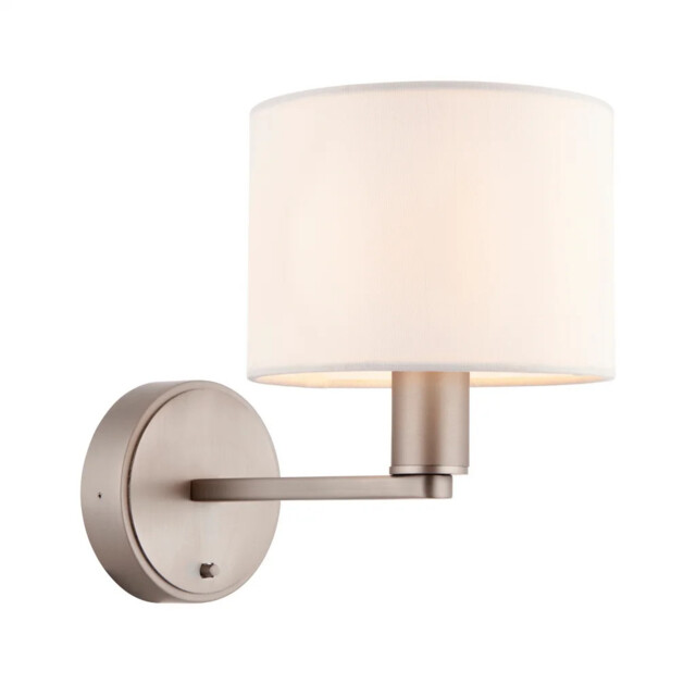 Wall Light Silver Daley Matt Nickel Vintage White Endon 61608 by eBay ...