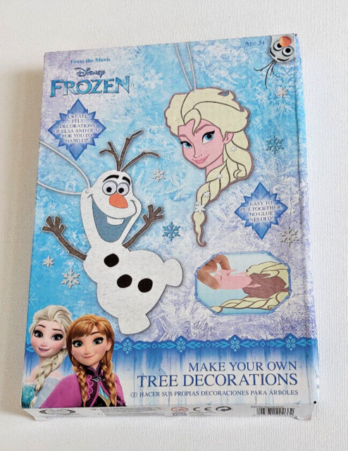 Disney Frozen Make Your Own Felt Hanging Tree Decorations Olaf & Elsa ...