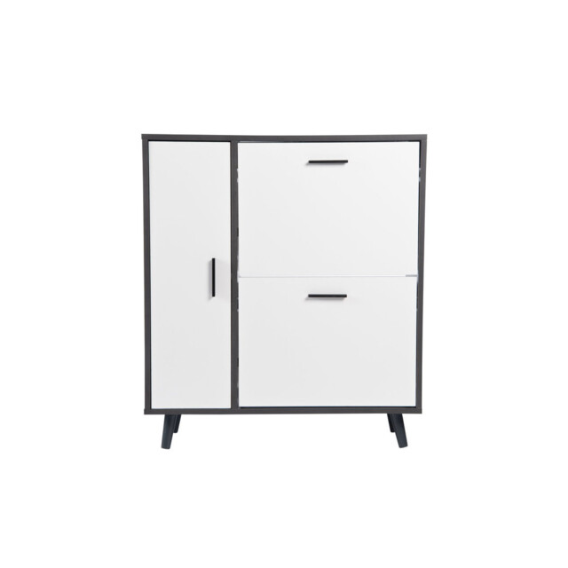 Shoe Cabinet Storage Unit Wooden Hallway Bedroom Slim Shoe Organiser by ...