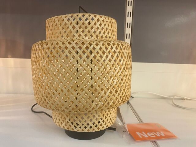 Ikea Sinnerlig Led Table Lamp, Bamboo/handmade Dimmable,28cm, by eBay ...