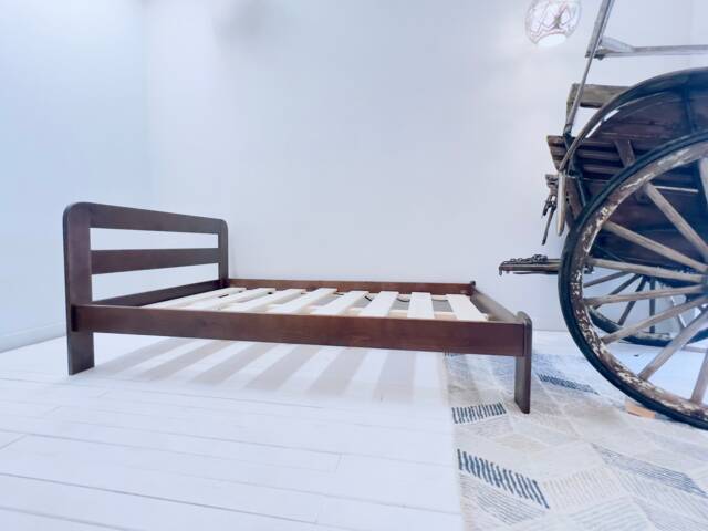 "Wooden Solid Bed Frame Walnut Finish Model By Nodax ""F4" by Etsy ...