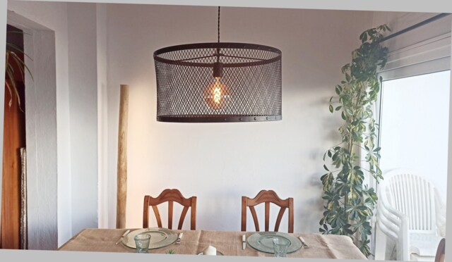 xl Black Metal Industrial Suspension Chandelier, Iron Lampshade, Modern ...