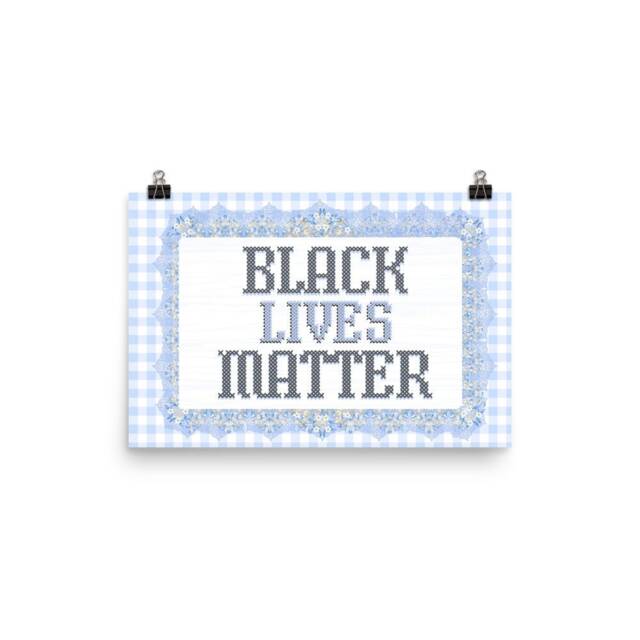 Preppy Black Lives Matter Poster - Blm Print Dorm Decor Progressive ...