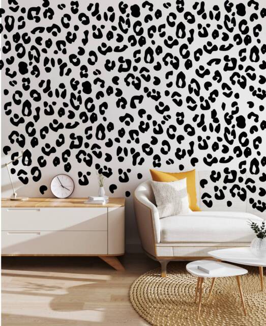 x200 Leopard Print Vinyl Decal Stickers Animal Cheetah Wall Sticker ...