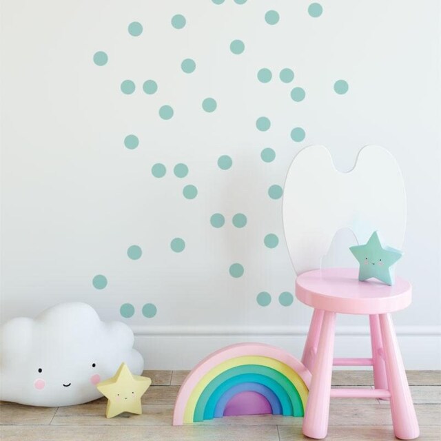 Polka Dot Wall Decal, Circle Custom Stickers, Minimalist Decal by Etsy ...