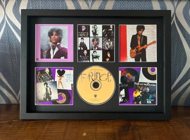 Prince - The Very Best Of Cd Wall Display Frame Not Included by Etsy ...