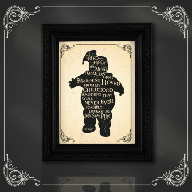 Ray Stanz - Mr Stay Puft Quote 10 X 8 Art Print by Etsy | ufurnish.com