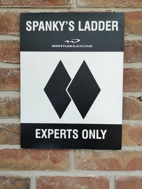 Custom Ski Piste Sign Rustic Man Cave Wall Art by Etsy | uFurnish.com