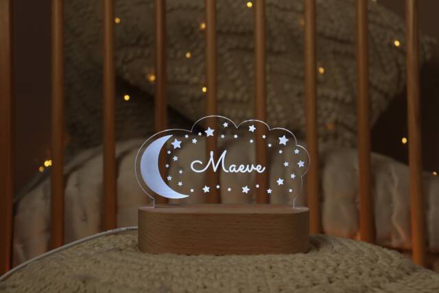 Personalised Children's Night Light - Sky Rgb Kids Gift by Etsy ...