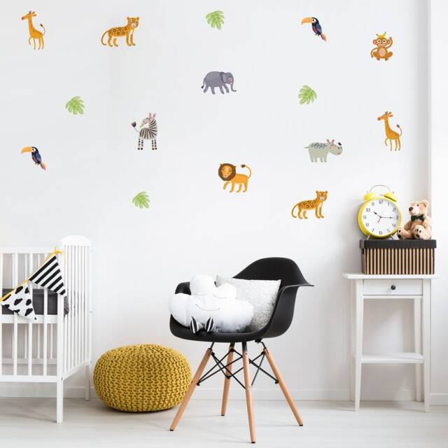Jungle Animals Wall Stickers, Jungle Decal by Etsy | ufurnish.com