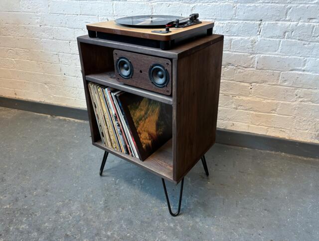 Record Player Stand, Turntable Vinyl Record Storage Unit, Lp Storage ...