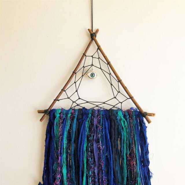 Dreamcatcher - Triangle Willow Triangle Recycled Bohemian Eccentric ...