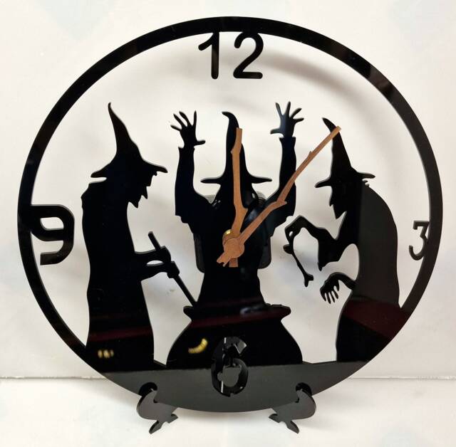 3 Witches Clock by Etsy | ufurnish.com