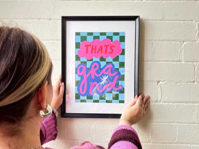 "Belfast Slang Art Print ""That's Grand" by Etsy | ufurnish.com