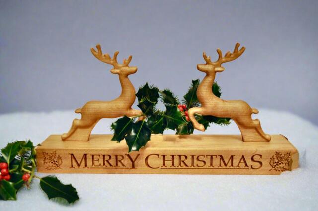 Solid Oak Traditional Christmas Decoration by Etsy | ufurnish.com