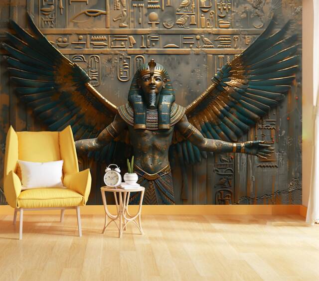 Captivating Horus Or Ra Egyptian Mythology Gift, Art Print Photomural ...