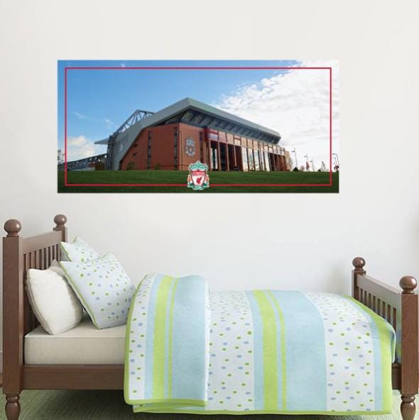 Liverpool Football Club - Anfield Stadium Mural by Etsy | ufurnish.com