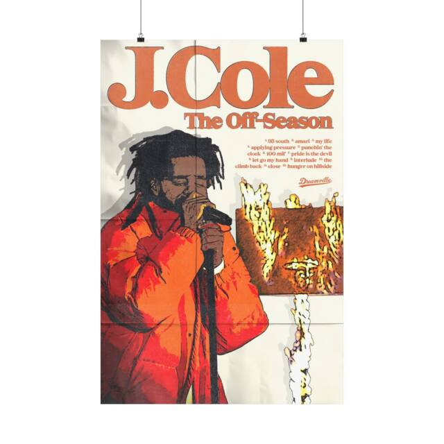 J Cole - Poster - Rap Poster, Hip-Hop by Etsy | ufurnish.com