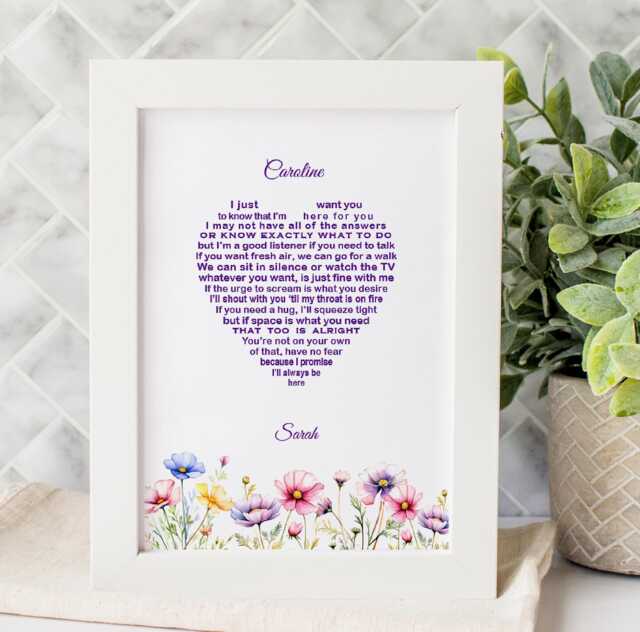 Positivity Quote For Friend, Friendship Support Poem, Thinking Of You ...