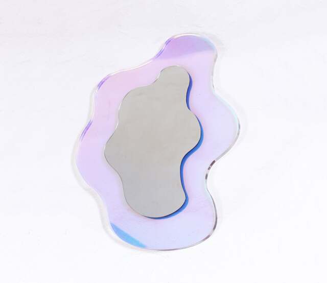 Medium Wiggly Life Reflector - Wavy Acrylic Mirror Wiggly Amorphic ...