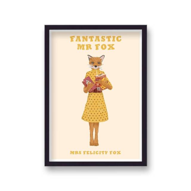 Fantastic Mr Fox Mrs Felicity Art Print by Etsy | ufurnish.com