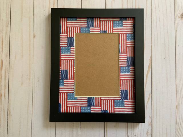 Patriotic Picture Frame - Personalized 5x7 American Flag, United States ...