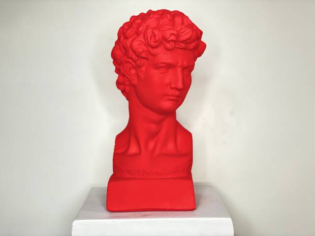 Pop Art Sculpture, David Bust, Modern Decorative Bust, Michelangelo ...