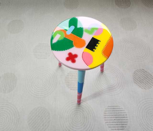 Round Wooden Pink Epoxy Resin Cool Art Side Coffee Table by Etsy ...