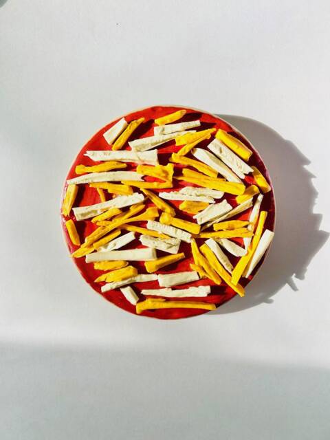 Oversized Kids Pizza Lunch Wall Hanging/Pop Art/ Kitschy/ Fake Food ...