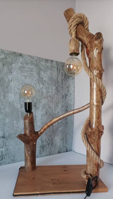 Rustic Wood Lamp by Etsy | ufurnish.com
